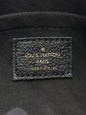 LOUIS VUITTON Bicolor Monogram Empreinte Giant Papillon Bb Satchel - Black