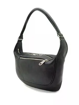 Balenciaga Lambskin Arena Raver Shoulder Bag - Black