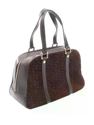 Celine Macadam Suede Handbag