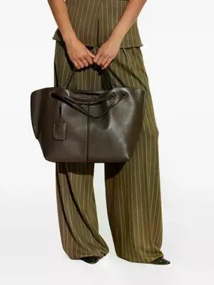 Max Mara Double Nappa Leather Tote Bag