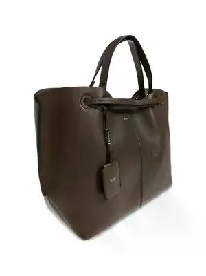 Max Mara Double Nappa Leather Tote Bag