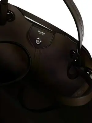 Max Mara Double Nappa Leather Tote Bag