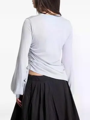Y3 Long Sleeve Cinched Top