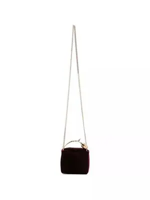 Erdem Erdem Micro Bloom Velvet Tote Bag Red