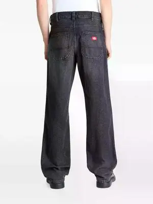 Dickies Relaxed Straight Jeans In Acid Wash