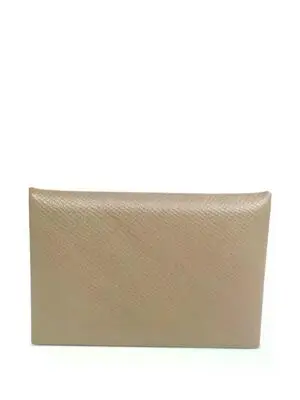 Hermès Calvi Epsom Card Holder - Neutrals