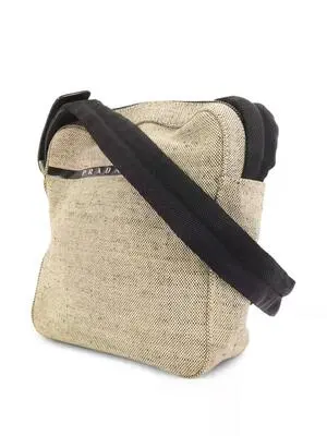 Prada Logo Patch Shoulder Bag