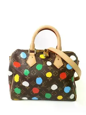 LOUIS VUITTON Speedy Bandouliere Monogram Tote Bag - Brown