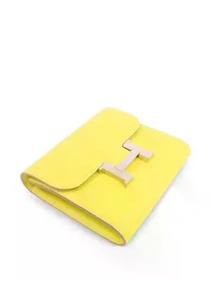 Hermès Constance Slim Epsom Wallet - Yellow