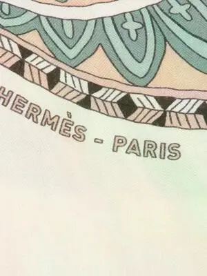Hermès Graphic-print Scarf - Pink