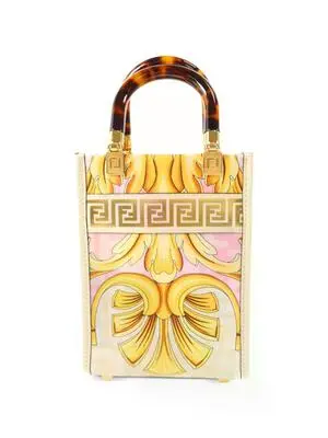 Fendi Sunshine Mini Leather Tote Bag - Neutrals