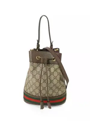 Gucci Ophidia Monogram Bucket Bag