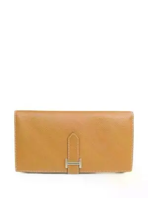 Hermès Bearn Epsom Leather Wallet - Neutrals