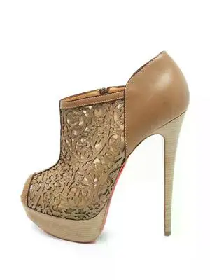 CHRISTIAN LOUBOUTIN Laser Cut Pumps - Grey