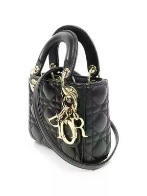 Dior Micro Lady Tote Bag - Black