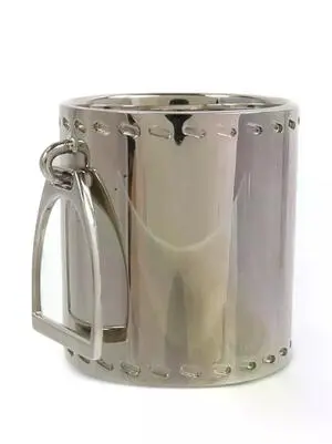Hermès Stirrup Charm Ring - Silver