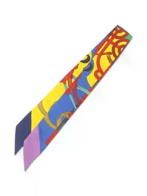 Hermès Silk Scarf - Blue