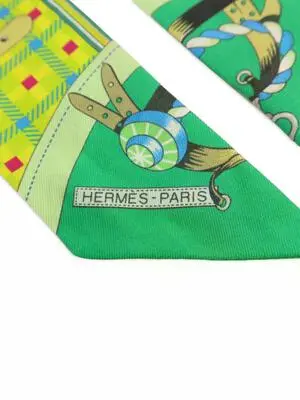 Hermès Twilly Horse-print Scarf