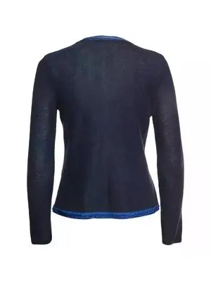 Maje Chain-trim Long-sleeve Cardigan