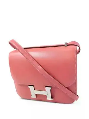 Hermès Mini Constance Shoulder Bag - Pink
