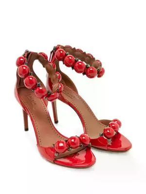 Alaïa Bombe Ankle-strap Sandals