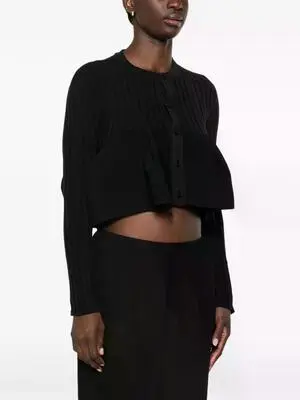 CFCL Ribbed Knit Peplum Cardigan