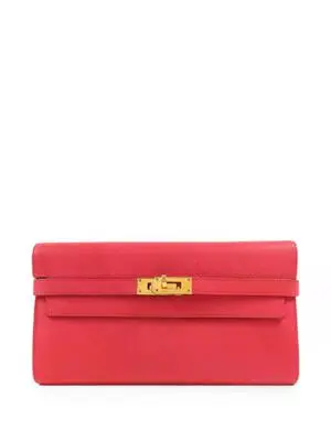 Hermès Kelly Epsom Wallet - Red