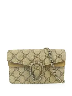 Gucci Gg Supreme Dionysus Cross Body Bag - Neutrals