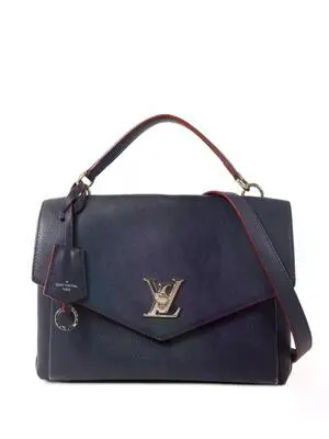 LOUIS VUITTON Mylockme Leather Shoulder Bag - Blue