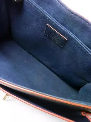 LOUIS VUITTON Mylockme Leather Shoulder Bag - Blue