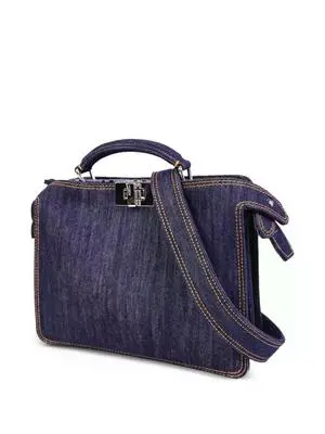 Fendi Small Peekaboo Iseeu Denim Tote Bag