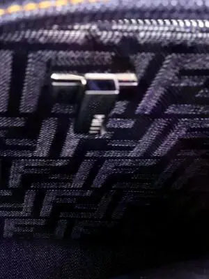 Fendi Small Peekaboo Iseeu Denim Tote Bag