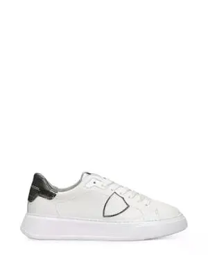 Philippe Model Temple Low Leather Sneakers - White
