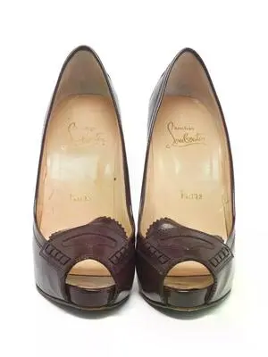 CHRISTIAN LOUBOUTIN Peniche Peep-toe Pumps