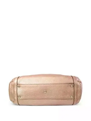 Gucci Metallic Grained Tote Bag
