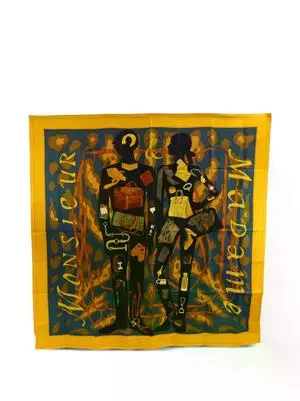 Hermès Silk Scarf - Blue
