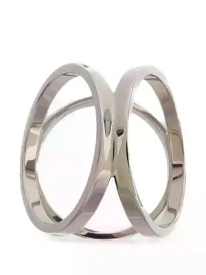 Hermès Interlocking Rings Scarf Ring - Silver