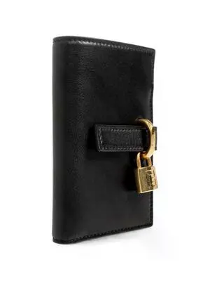 Balmain Padlock-detail Calf Leather Wallet