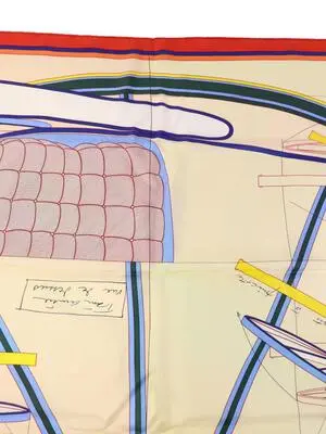 Hermès Projet De Voiture Scarf