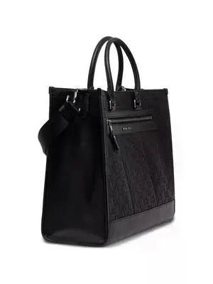 Michael Kors Jet Set Monogram Leather Tote Bag