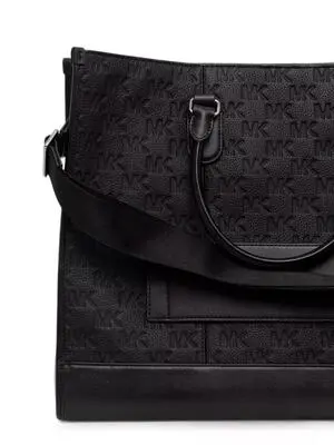 Michael Kors Jet Set Monogram Leather Tote Bag