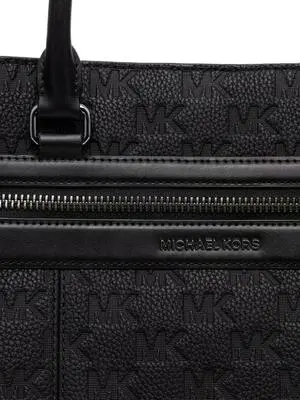 Michael Kors Jet Set Monogram Leather Tote Bag