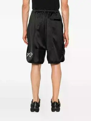 Y3 Logo Detail Drawstring Shorts