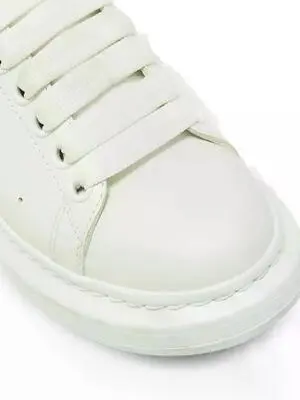 Alexander McQueen Oversized Low-top Sneakers With Leopard Print Heel Tab
