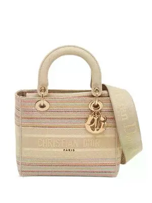 Dior Lady D-lite Tote Bag - Neutrals