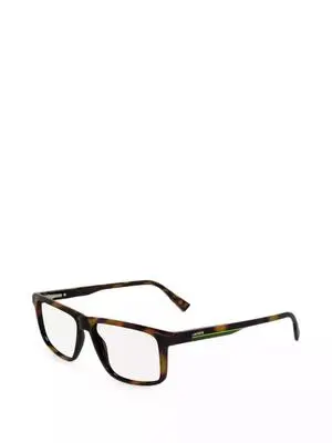 Lacoste Rectangle Frame Eyeglasses - Brown