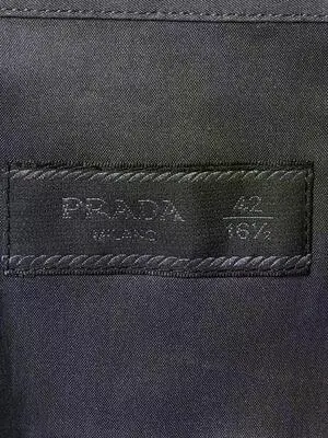 Prada Stretch-poplin Slim-fit Shirt
