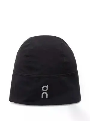 On Core Beanie With Logo - Black