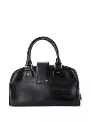 LOUIS VUITTON Montaigne Bowling Bag Epi Leather Gm Handbag - Black
