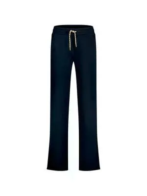 BETTY BARCLAY Drawstring Waist Track Pants With Stripe Detail - Blue